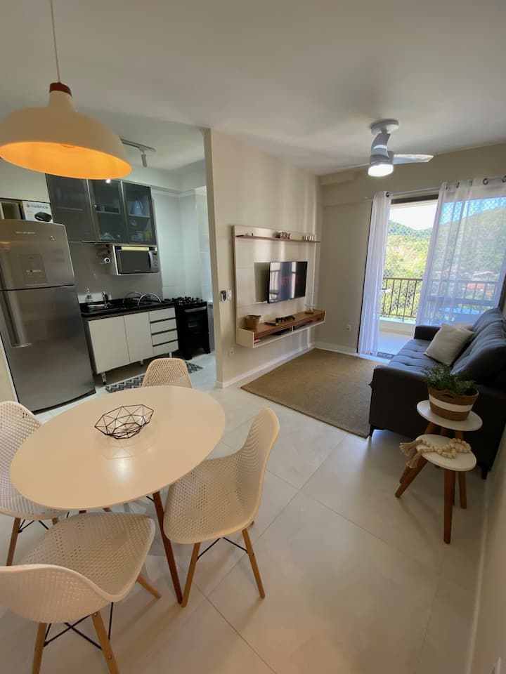 Apartamento Com Ar Condicionado A 800m Da Praia - Caraguatatuba
