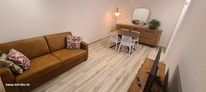 T2 Cosy Rénové Clim Parking,étudiant, Vacances,pro - Bastia