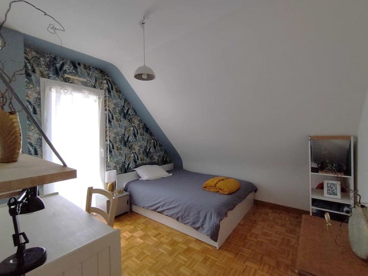Chambre Exotic Chic Avec Bureau - Auray
