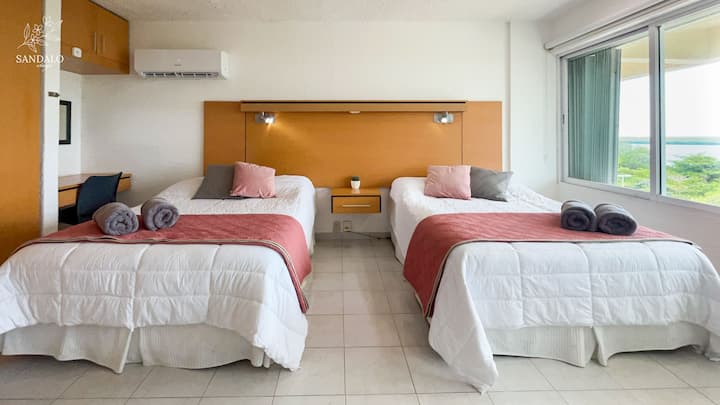 Confy Apartment With Sea View - Cancún
