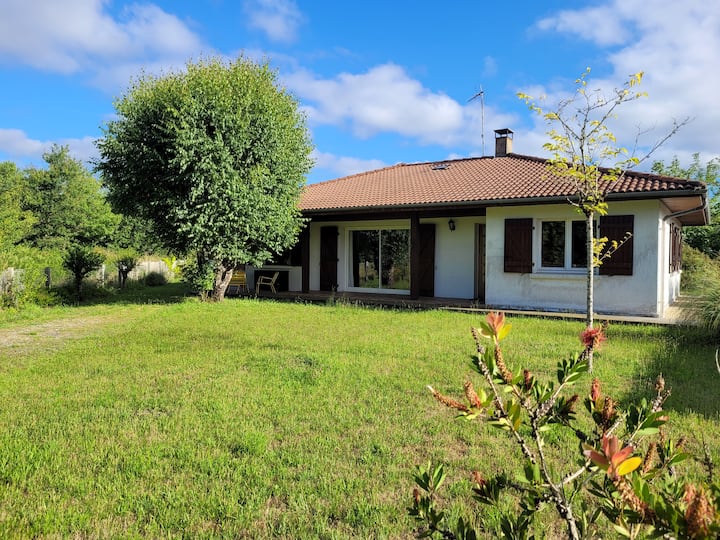 Far'ouest~plein Pied Vue Sur Forêt Proche Lac 8p - Sainte-Eulalie-en-Born