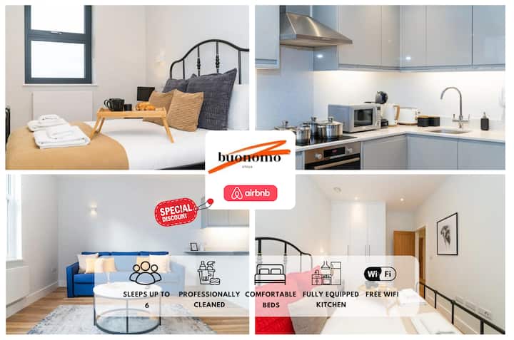 20%off Extended Family Stay • 2br Wimbledon • Wifi - Barnes