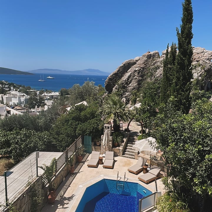 Bodrum Merkezde Harika Manzara (Kumbahçe) - Bodrum