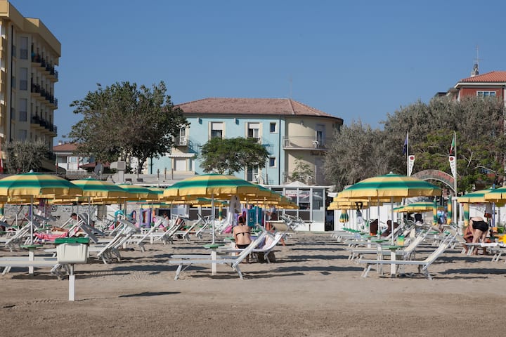 Hotel Acquario - Matrimoniale Vista Mare Parziale - Rimini