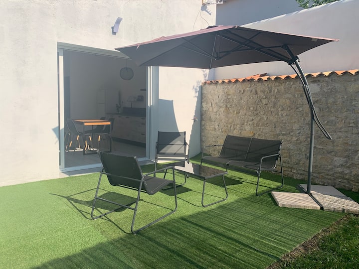 Vidago Maison Tout Confort Avec Terrasse Privée - Île de Ré
