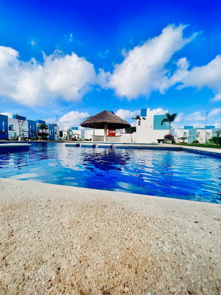 Hermoso Departamento Con Alberca - Cancún