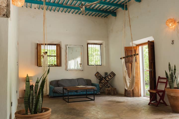 Hacienda Cuch Balam Con Alberca Y Cenote Para 6 - Yucatán
