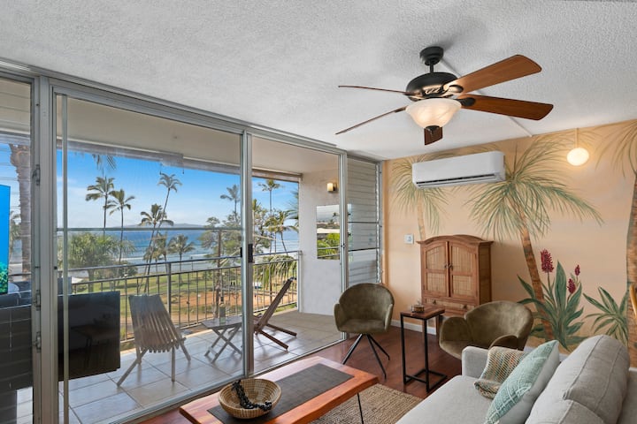 High-floor Island Surf | Ac | Walk To Beach - Maui