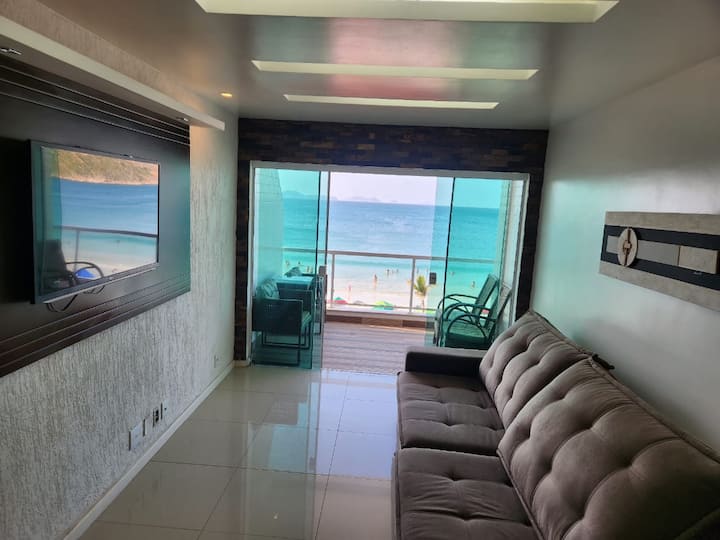 Belo Apê 3q Beira-mar Com Vista Espetacular! - Arraial do Cabo