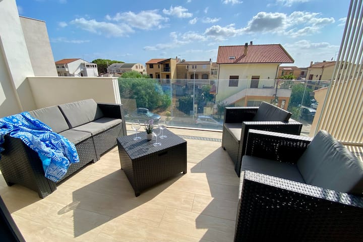 Mare Dentro - Apartment With Terrace Near The Sea - Oristano