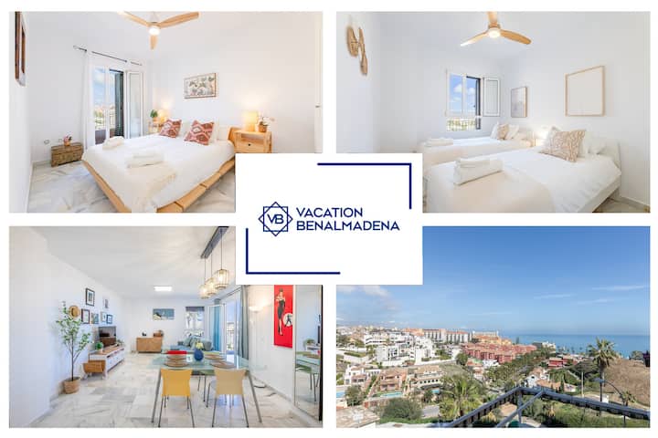 Vb Alemania 2bdr Breathtaking Sea Views - ベナルマデナ