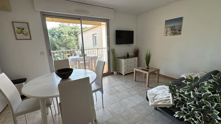 Horizon Bleu – Piscine, Parking, Plage à 2 Min - Canet-en-Roussillon