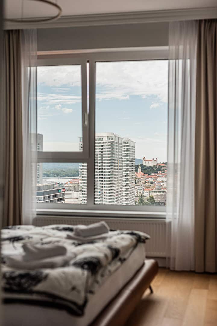 Klingerka Appartement, 25ème éTa., Parking Gratuit - Bratysława