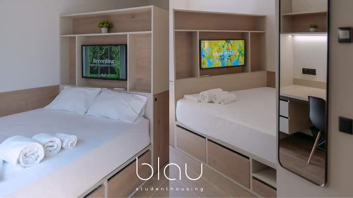 Studio With 2 Large Beds - Pool, Gym, Restaurant - Barcelona