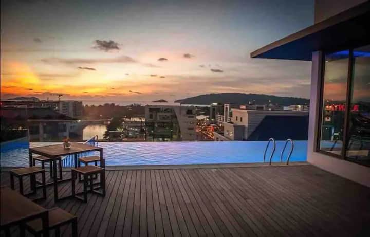 (8) Sky Suites 2br 2 Baths / Carpark - Kota Kinabalu