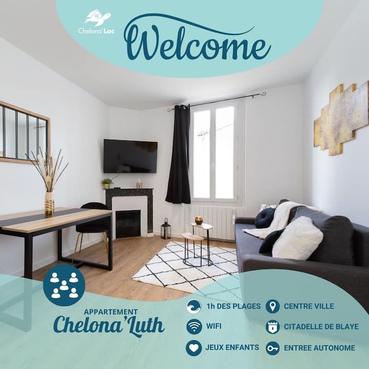 ⁂ Appartement Chelona'luth Par Chelona'loc ⁂ - Blaye
