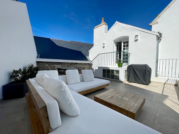 "L'éclat"-6p-centre Ville-terrasse-wifi-parking - Plage Port-Maria