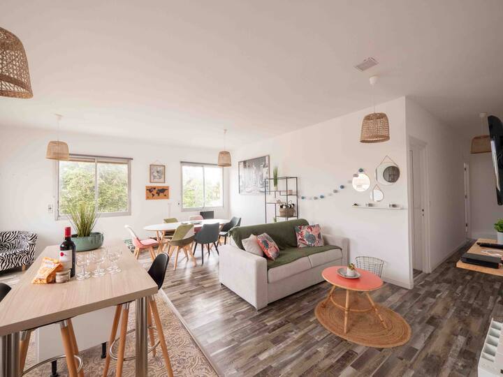 Charmant T3 Avec Parking à Gujan-mestras 4-6 Pers. - Gujan-Mestras