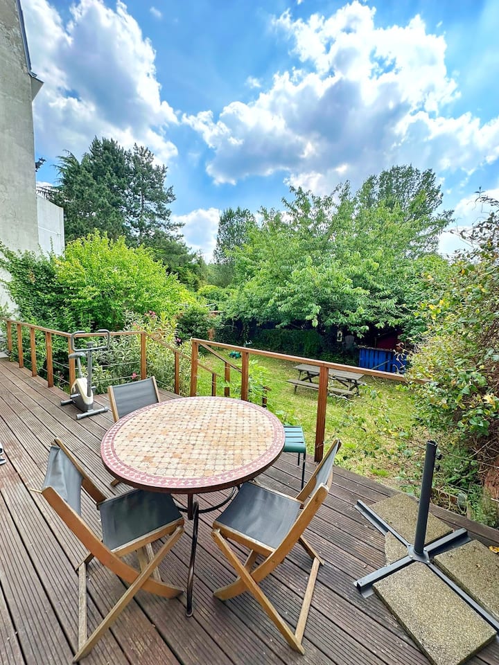 Maison 10 Places Et Jardin, Proche Métro Et Parc - Villejuif