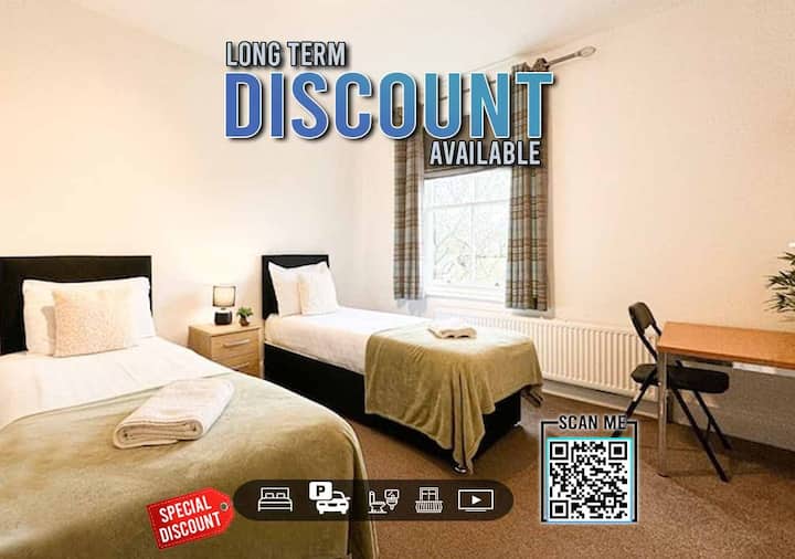 52%off Stays 7days+ |3 Bed House | Families&groups - Harrogate