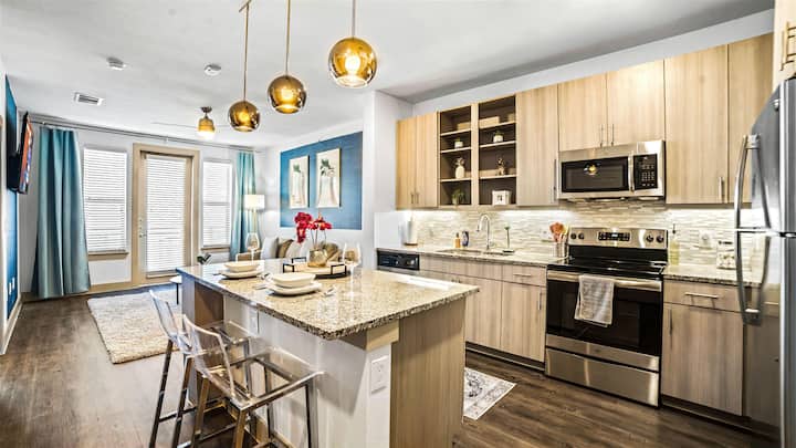 Stylish 1br King Suite
Pool+gym+dfw Airport (6mi) - 코펠