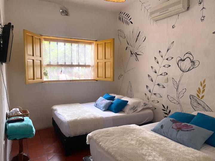 Habitación Cuádruple Hotel Boutique La Jagua Huila - アルタミラ