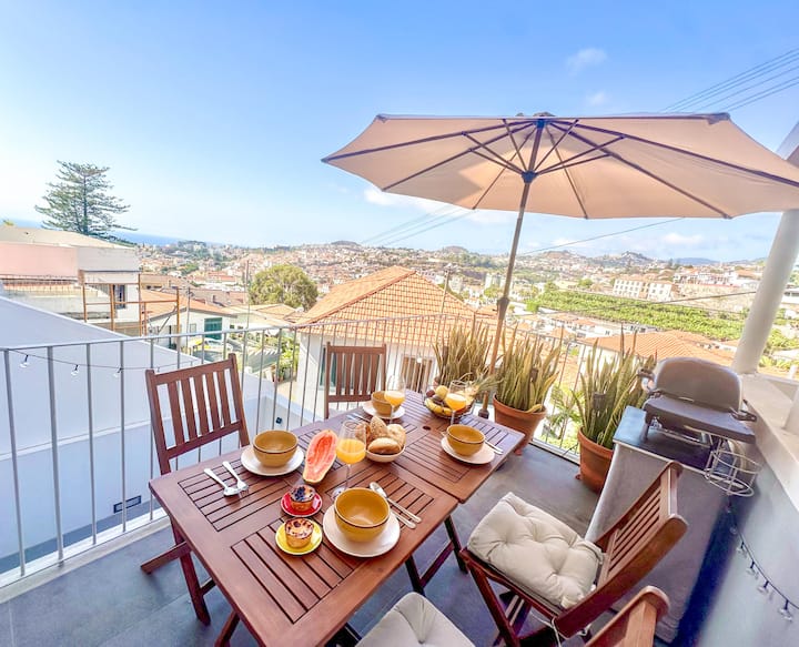 The Luzia House- Sunny Calm 4 Br Villa, Ac, Garden - Monte