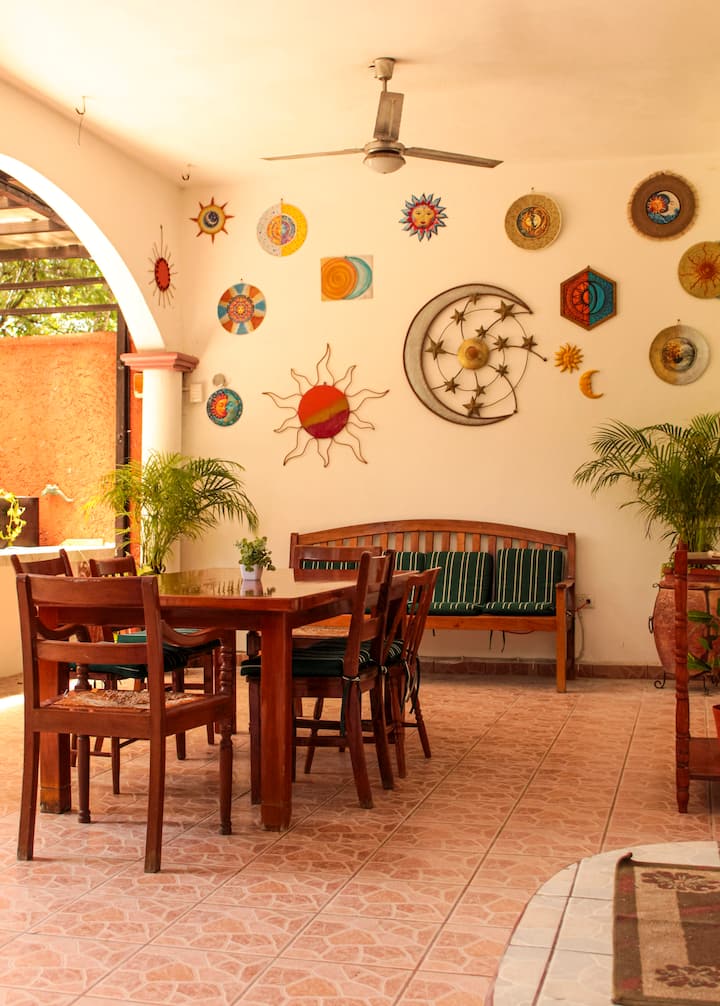 Casa Estilo Mexicana Céntrica A Pie De Laguna - Bacalar