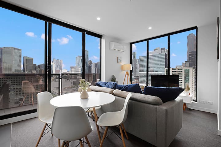 2br Spacious Inner-city Stay/free Trams - Melbourne