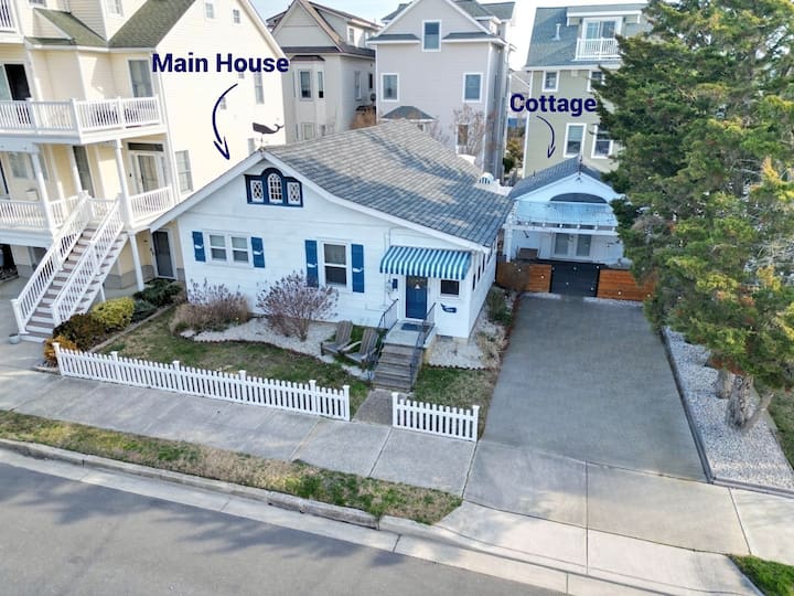 Beach House + Studio Cottage - Ocean City, NJ
