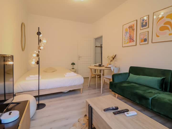 Studio Cosy • Plage & Tram • Clim & Balcon - Niza
