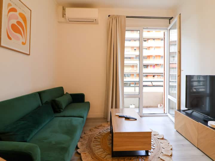 Studio Cosy | Plage & Tram | Clim & Balcon - Musée Matisse, Nice