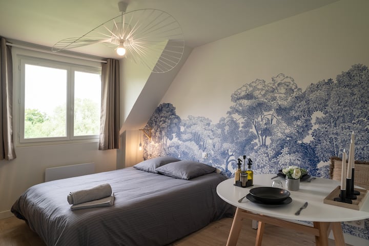 Gite "Les Charmes" - Lit Queen Size - Vue éTang - Stella Plage