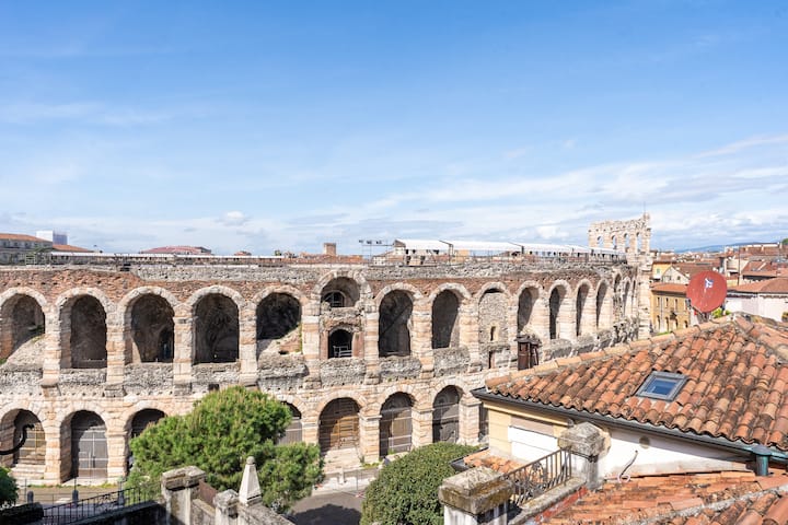 Attico Arena - 200mq-con Spettacolare Vista Arena - Verona