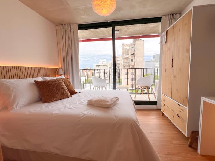 Appartement Design, Loft Avec Terrasse, Pocitos 5 - Montevideo