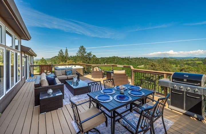 Hot Tub | Bbq | Pool Table | Mountain Views - Foresthill, CA