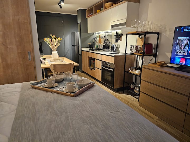 Seducción Climatizado Ac, Cama King Terraza Y Wifi - Chile