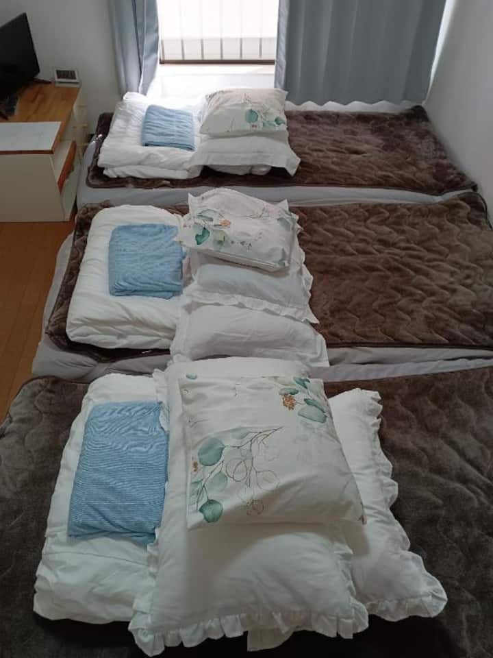 東京エリア/ 上十条駅3分/ 日本式ベッド3台【tokyo Downtown205】 - Toda