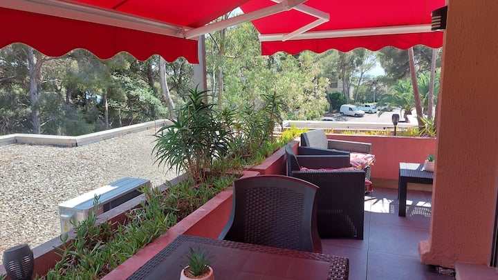 Studio Terrasse Vue Mer -Tamaris - La Seyne-sur-Mer