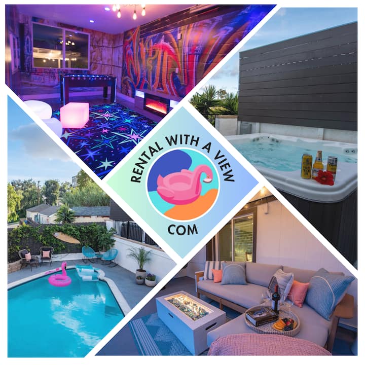*New* Amazing Paradiso Urbano – Pool;spa;gameroom! - 聖地亞哥, CA