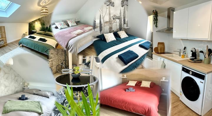 Ensemble De 5 Appartements - Capacité 12 Personnes - Châteauneuf-du-Faou