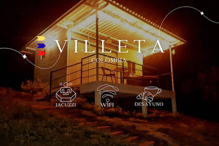 Cozy Cabin+jacuzzi+wifi+parking+hot Water @Villeta - Villeta