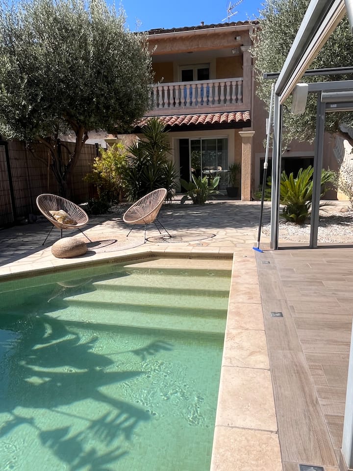 Villa Cosy Lumineuse, Piscine Et Poolhouse, Métro - Marseille