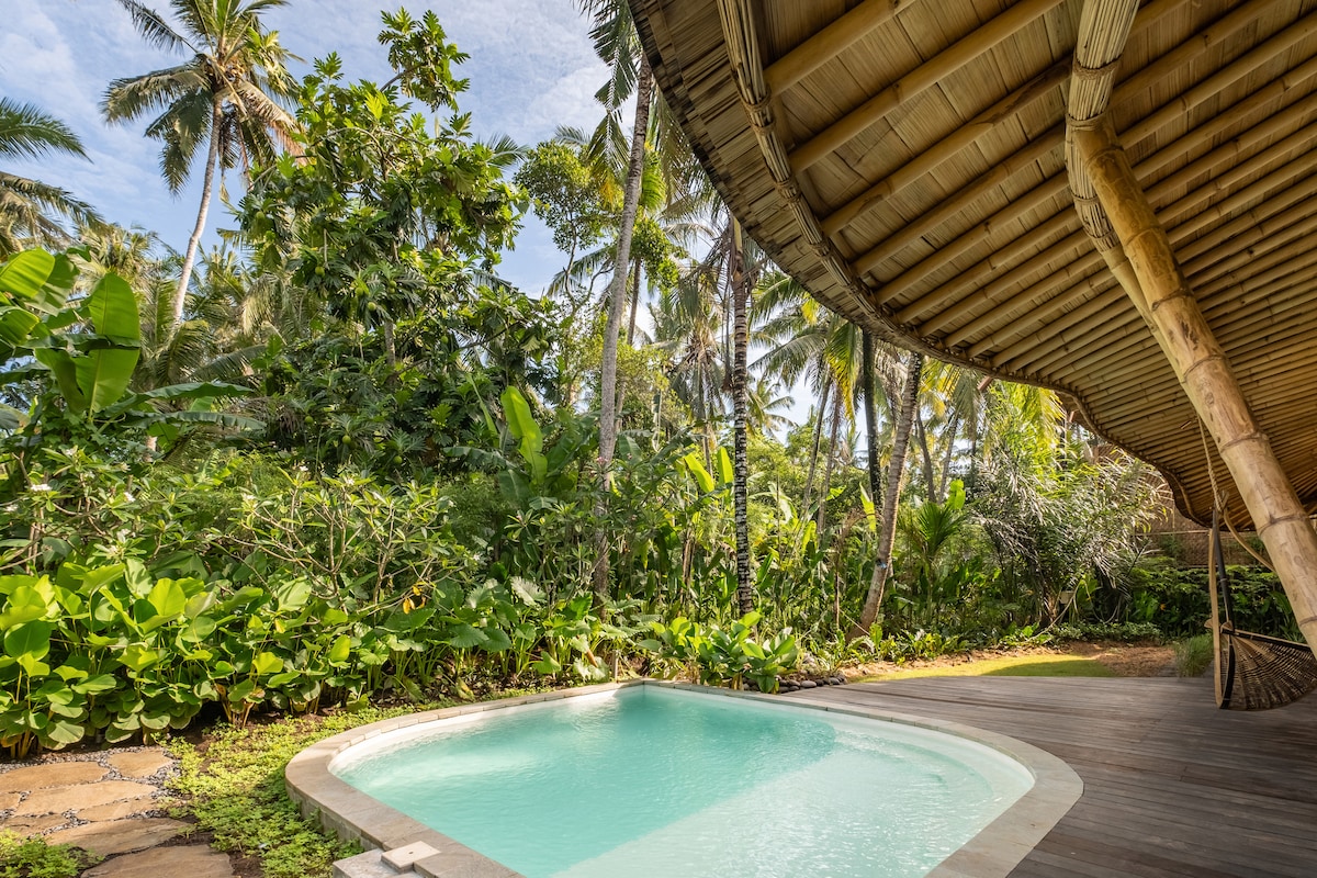 Dara House 2 Bds Eco Bamboo House avec vue sur la piscine - Airbnb