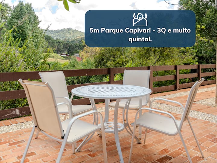 5m Parque Capivari - 3q E Muito Quintal. - Campos do Jordão