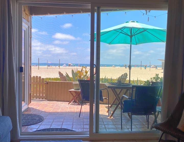 Beach Bungalow On The Sand In Ob - With Surfboards - Point Loma - San Diego