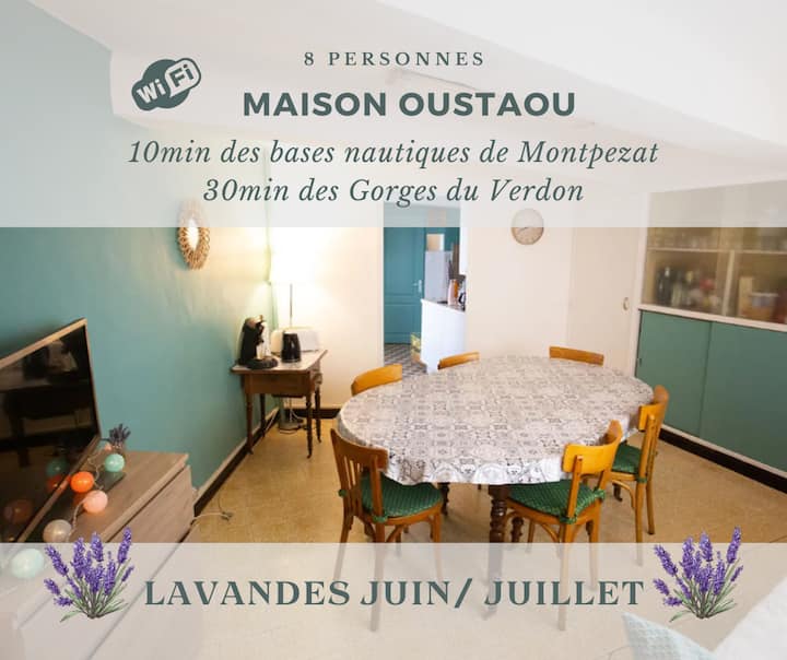 L'oustau, 10 Min Du Lac - Riez