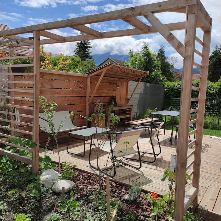 Petite Maison Cosy Spa, Jardin/lac Et Montagnes - Aix-les-Bains