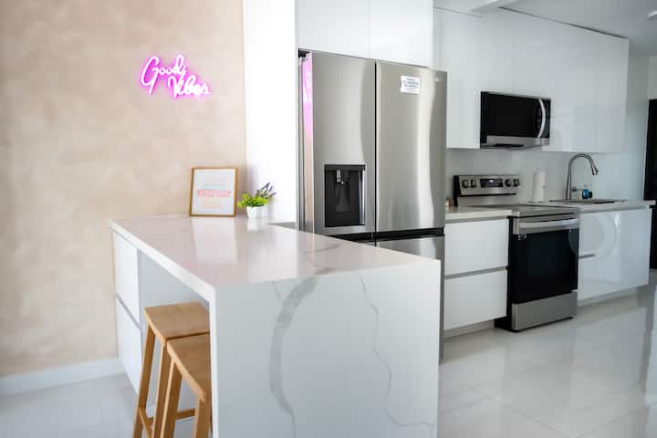 King Bed|parking|arcade|laundry Brickellcalle 8 - Miami