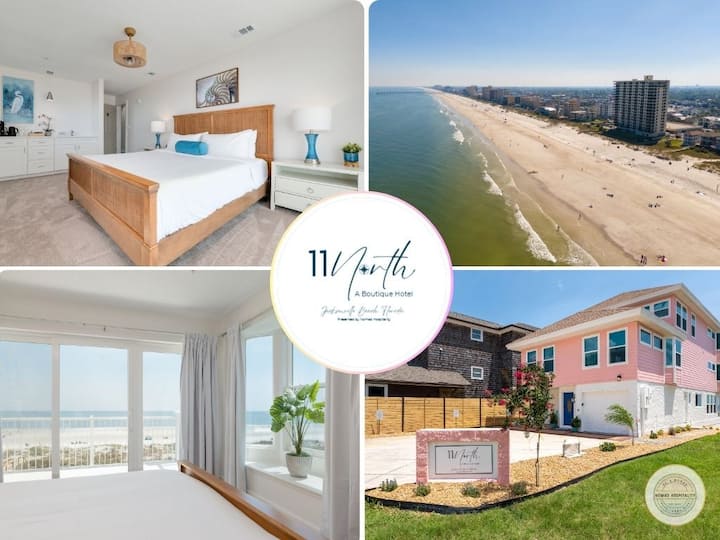 Be A Nomad | Oceanfront Boutique Hotel | 3fl King - Jacksonville Beach, FL